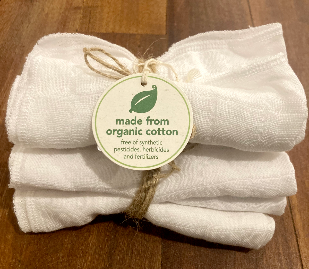 Organic Cotton Facial Cloth - 3 Pack – Slope Wellness